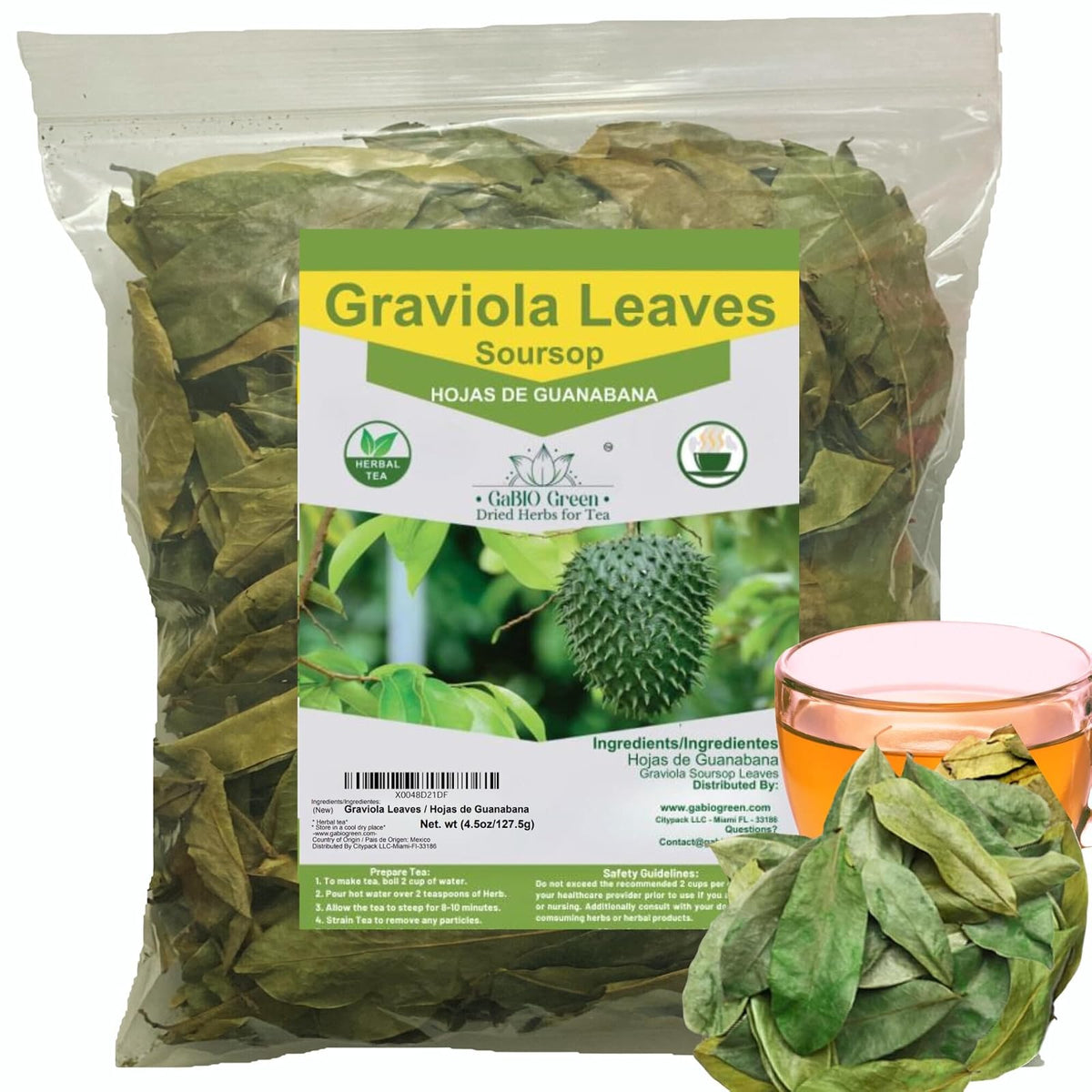 dried soursop graviola leaves for tea