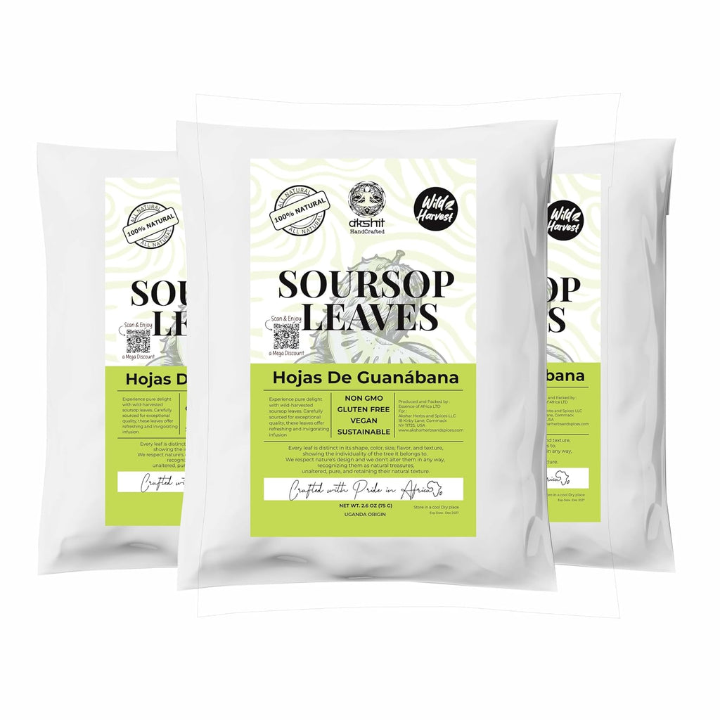 Dried soursop leaves herbal tea