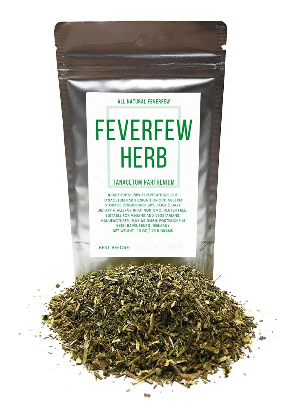Dried Tanacetum Parthenium for wellness