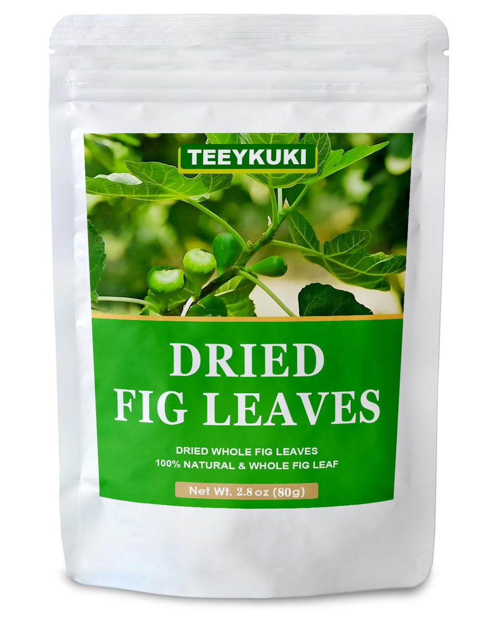 dried whole fig leaf tea
