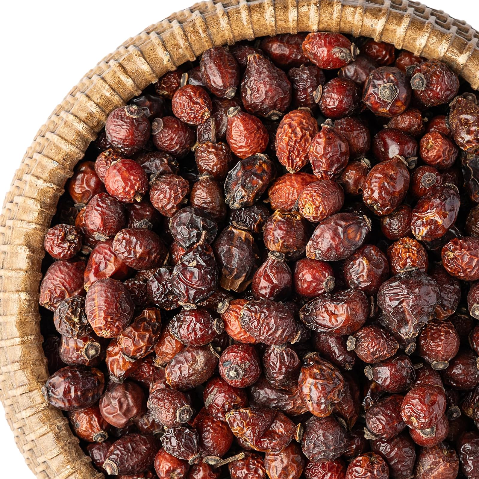 Dried whole rose hips tea