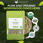 dried wormwood for herbal detox tea