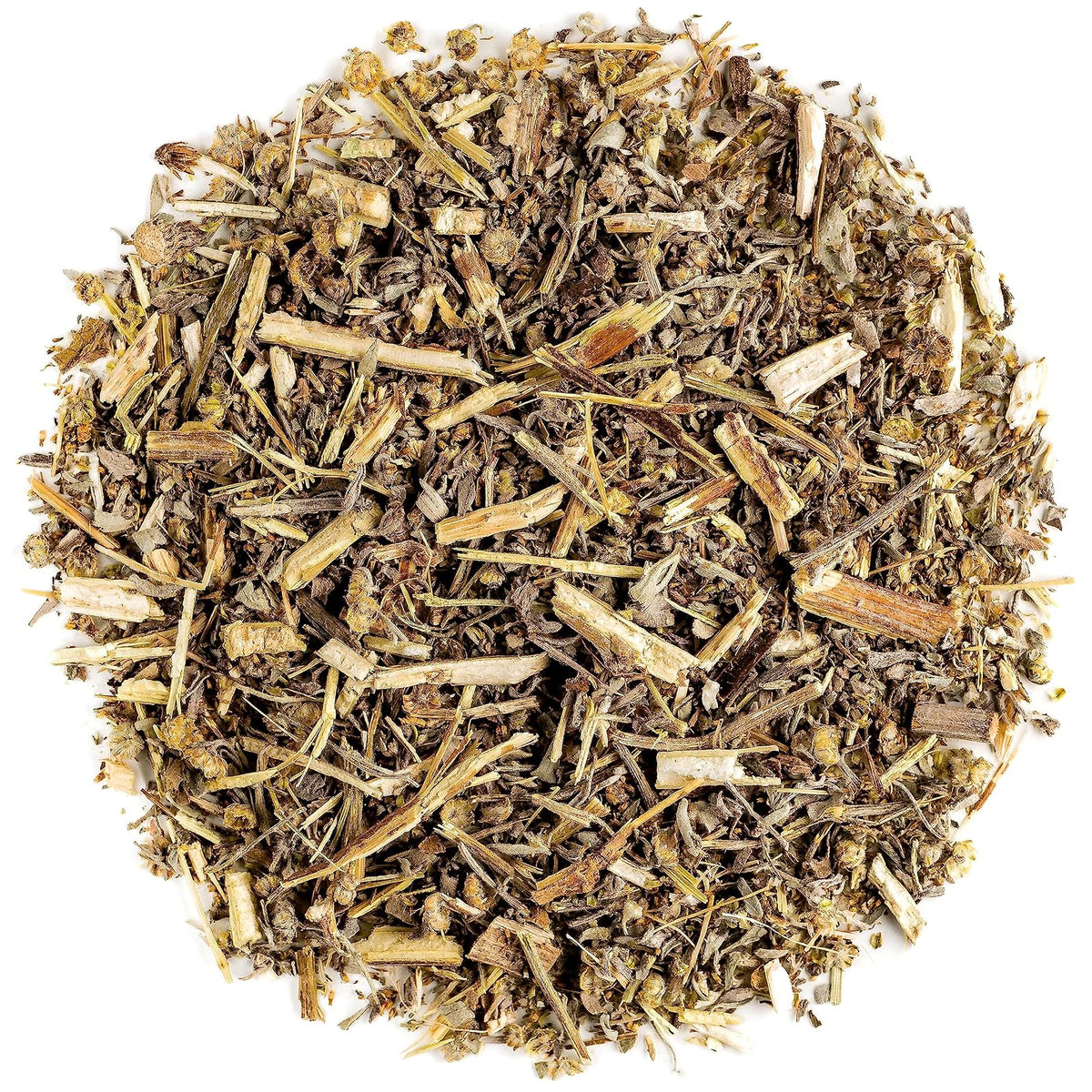 dried wormwood herbal tea leaves