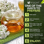 dried yarrow herb for herbal detox