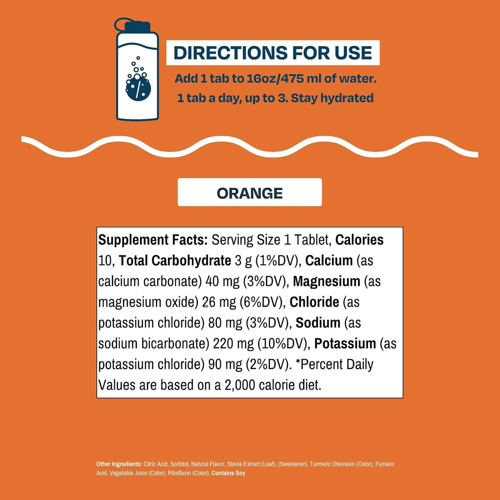 Drinklits electrolyte tablets for recovery