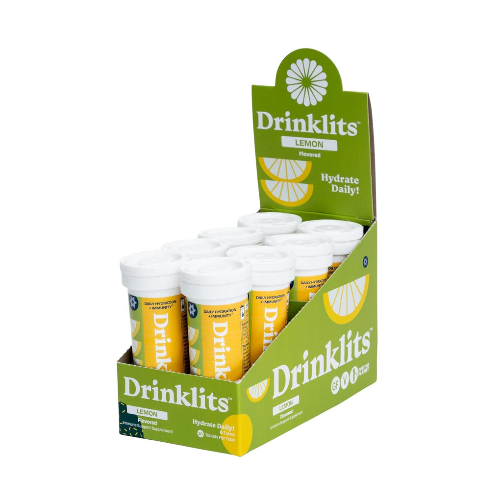 Drinklits lemon fizzy immune support