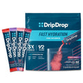 DripDrop electrolyte packets for hydration