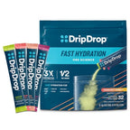 DripDrop electrolyte packets for hydration