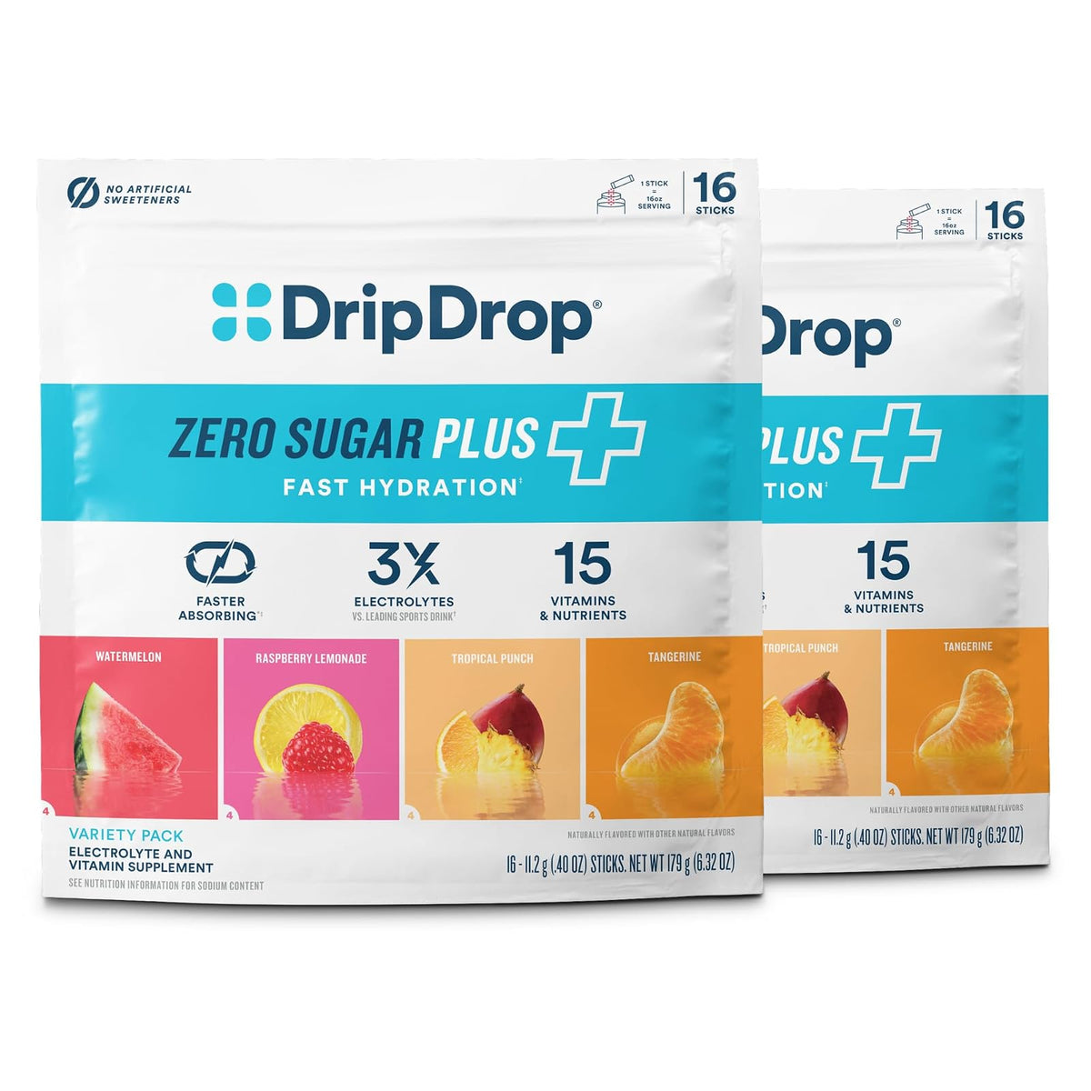DripDrop electrolyte packets for hydration