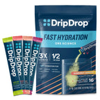 DripDrop electrolyte packets for hydration