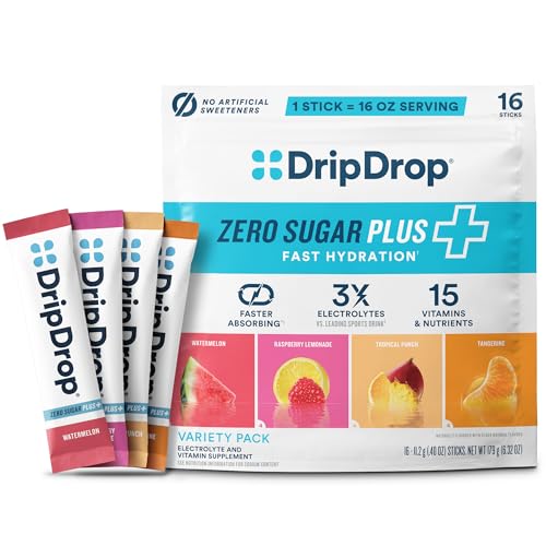 DripDrop electrolyte packets for hydration
