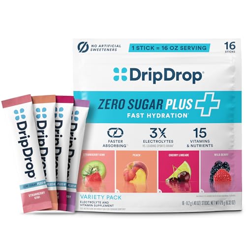 DripDrop electrolyte packets for hydration
