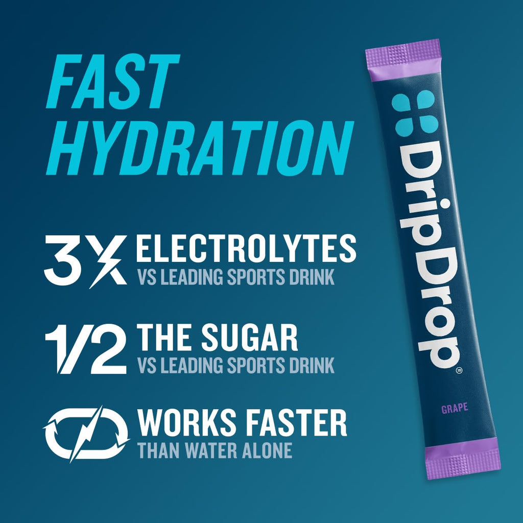 DripDrop electrolyte packets for sports