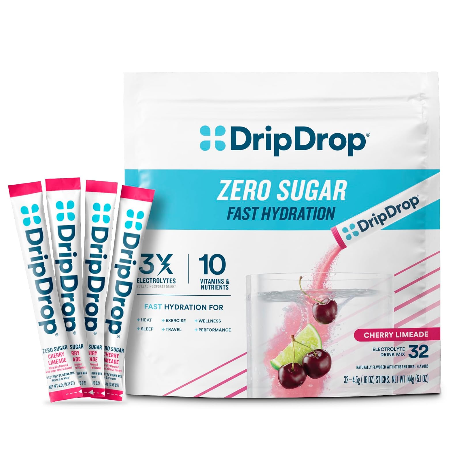 DripDrop electrolyte powder for hydration
