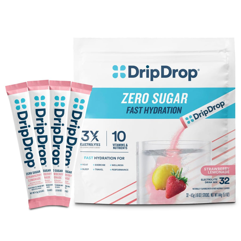 DripDrop electrolyte powder for hydration