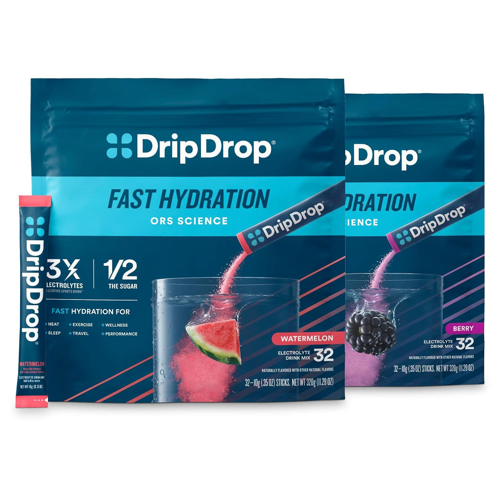DripDrop hydration electrolyte powder packets