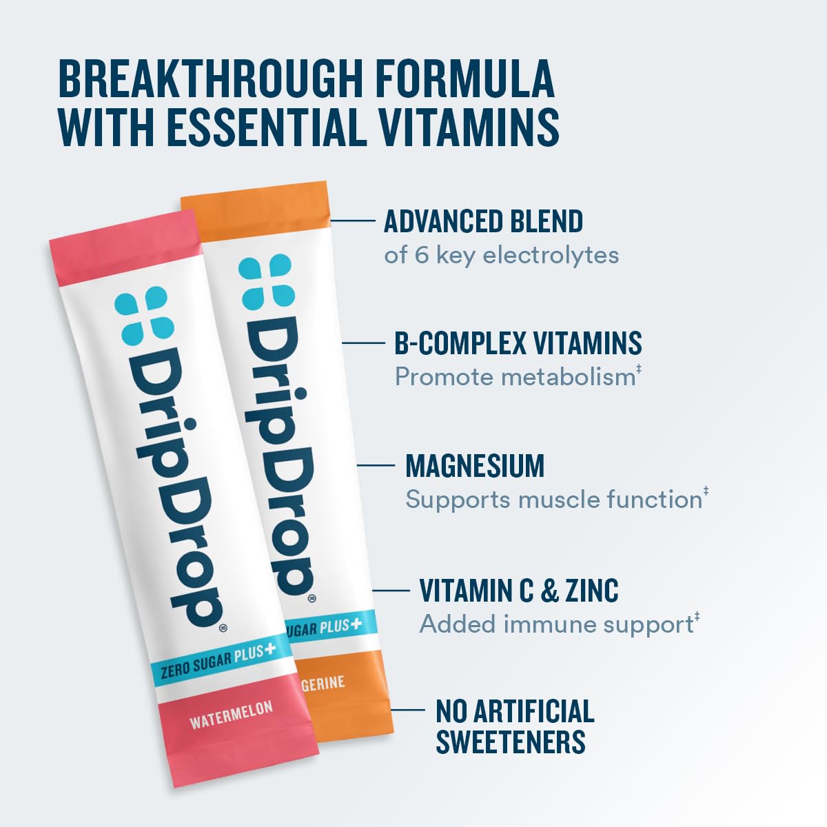 DripDrop hydration packets for workouts