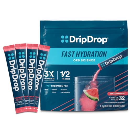 DripDrop watermelon electrolyte packets
