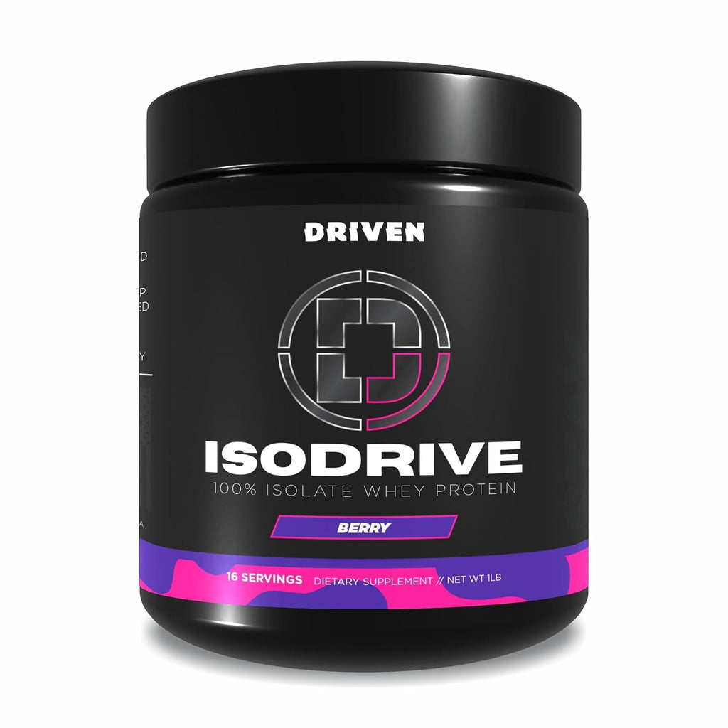 Driven Nutrition whey isolate berry flavour