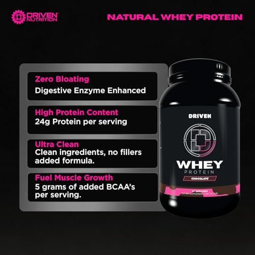 Driven whey protein powder with 25g protein