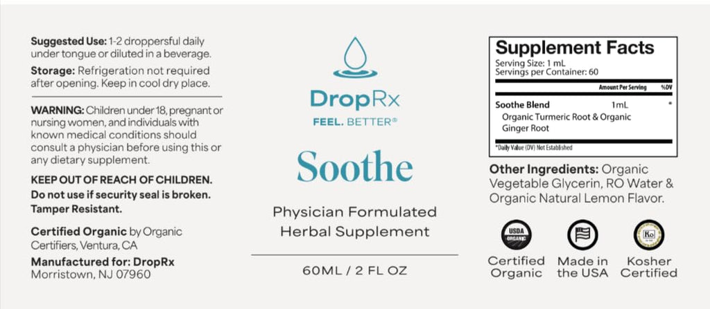 DropRx organic herbal supplement