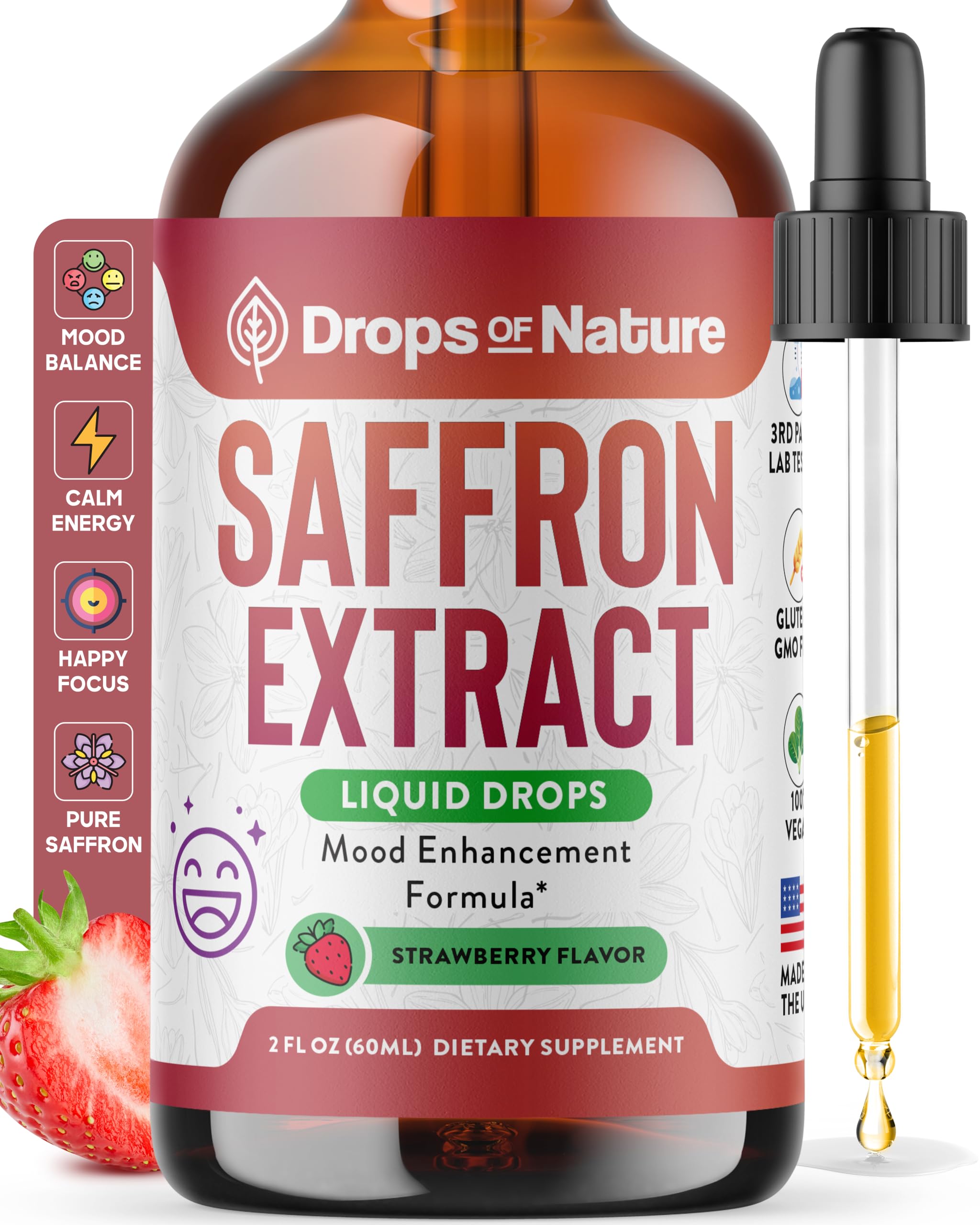 Drops saffron supplements for mood