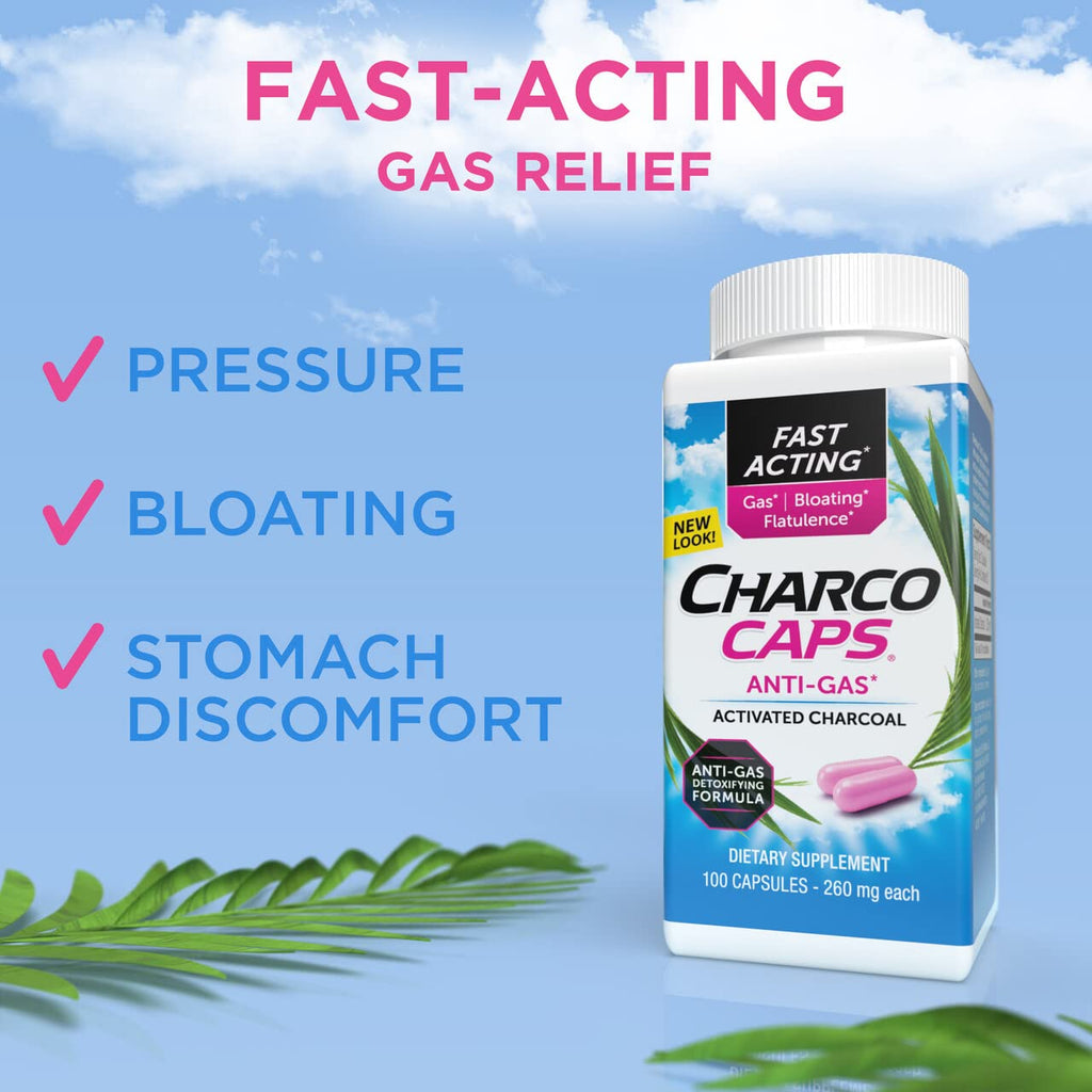 drug free activated charcoal capsules