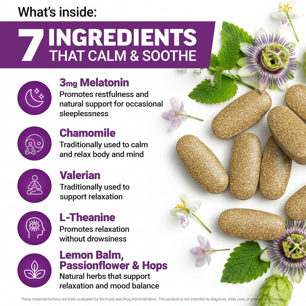 drug-free sleep support capsules