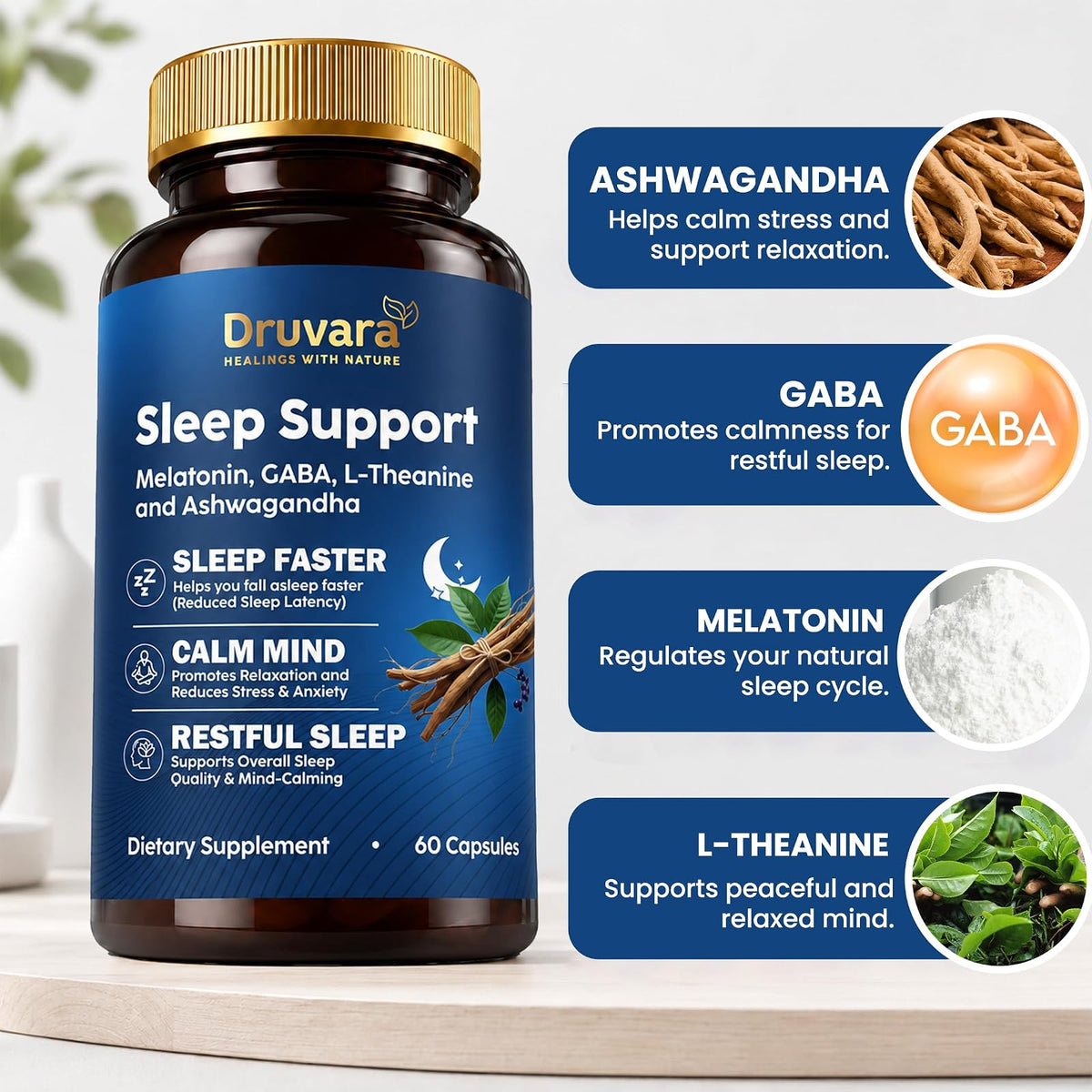 Druvara multivitamins for better sleep