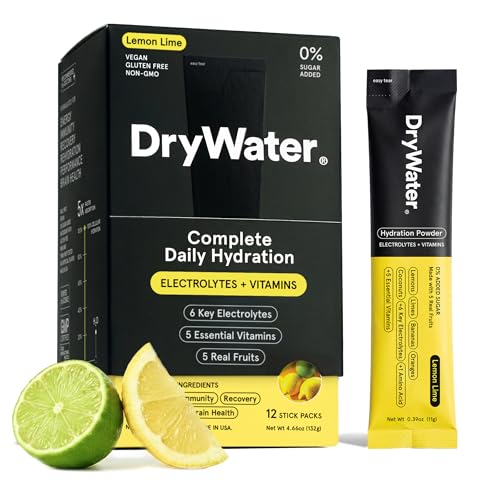 DryWater electrolytes hydration packets