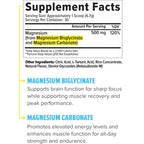 Dual-action magnesium mix for energy