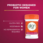 Dual action probiotic capsules for women
