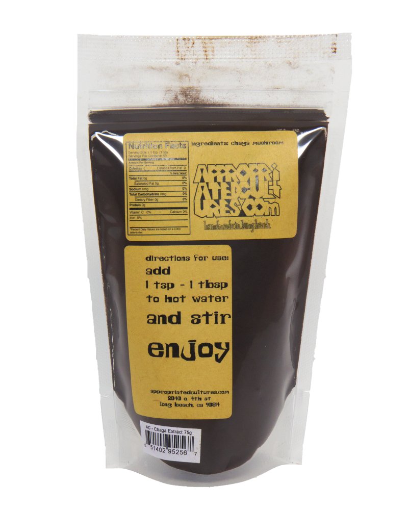 dual-extract chaga mushrooms for wellness