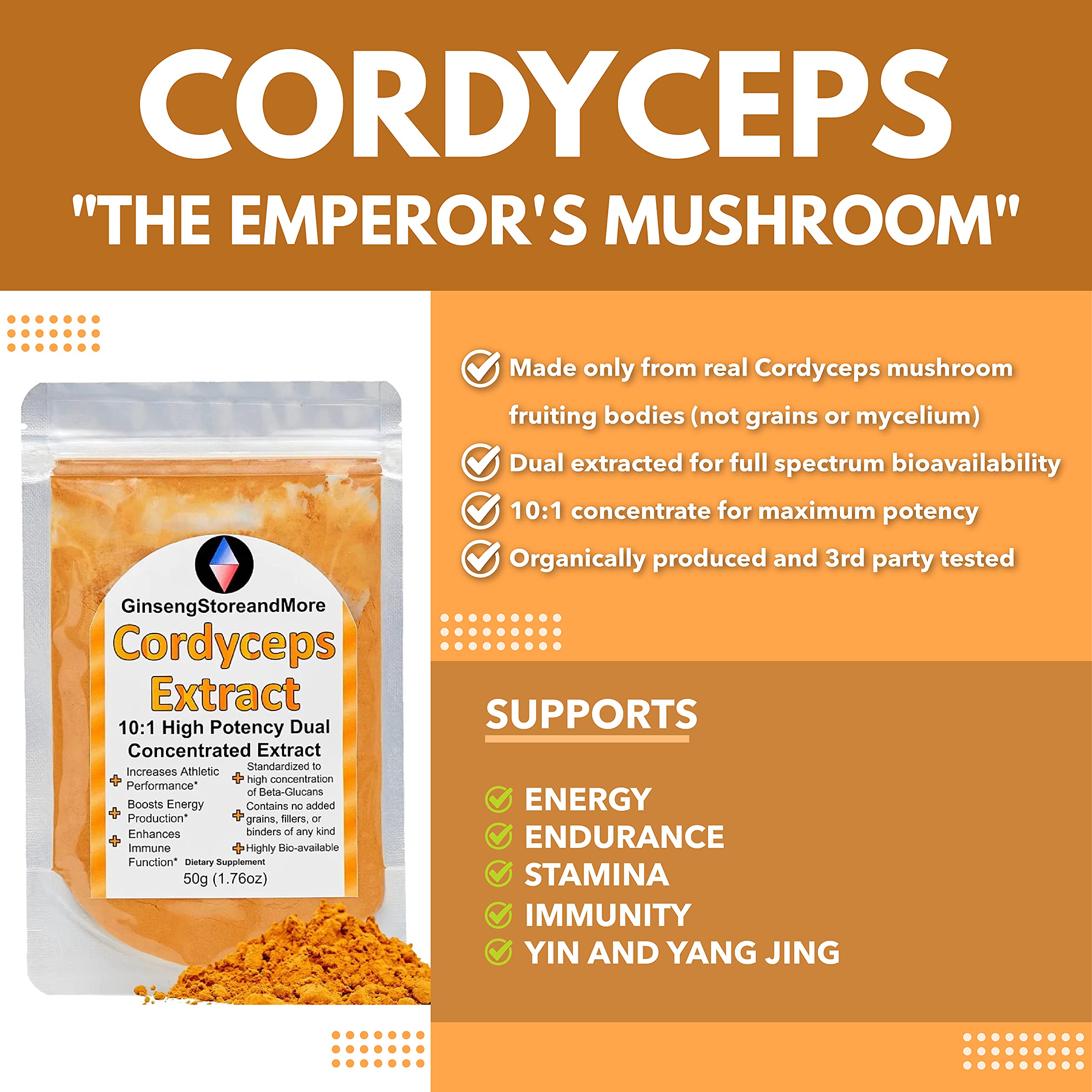 dual extract mushrooms for immune support