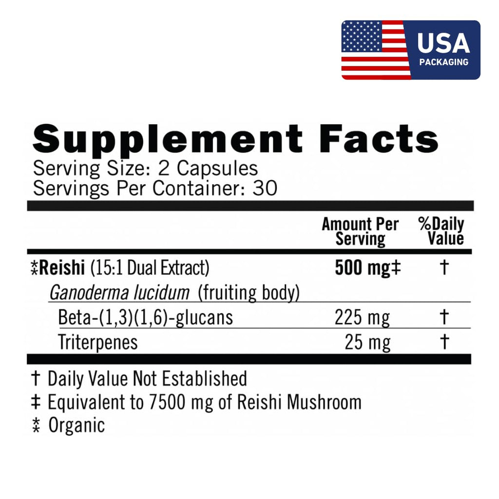 dual extract reishi mushrooms for better sleep