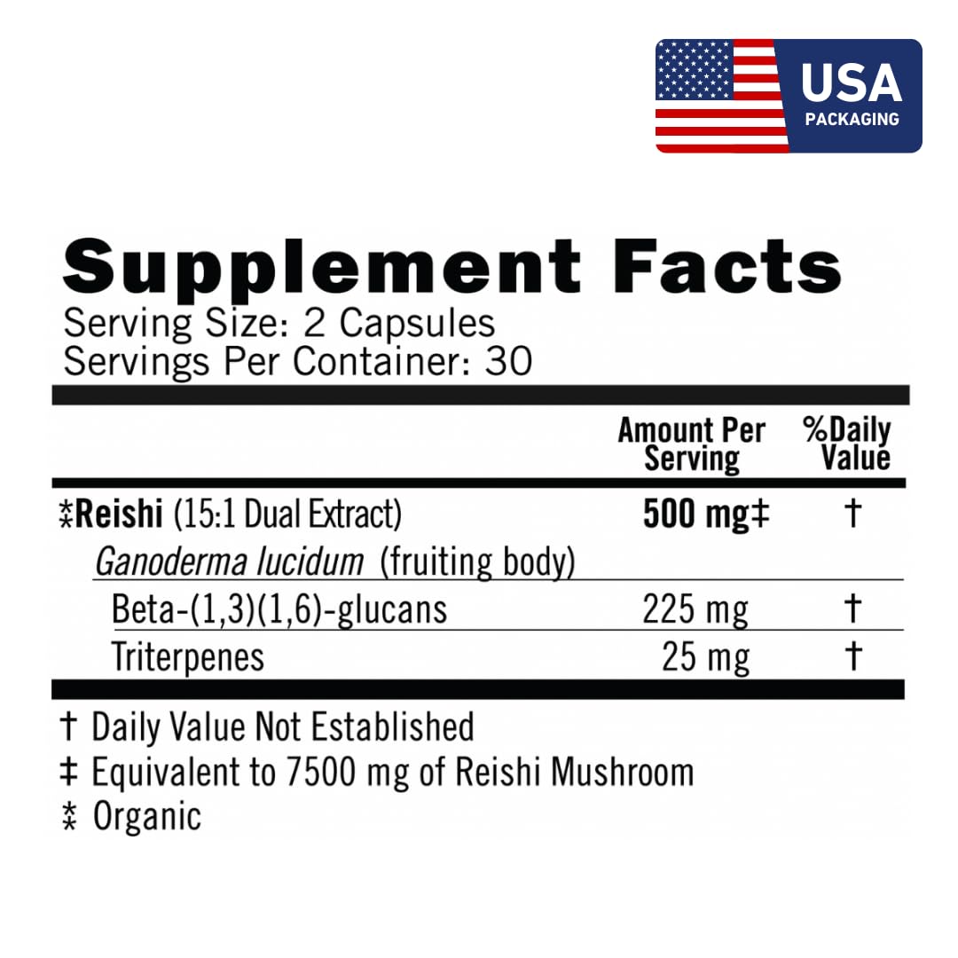 dual extract reishi mushrooms for better sleep