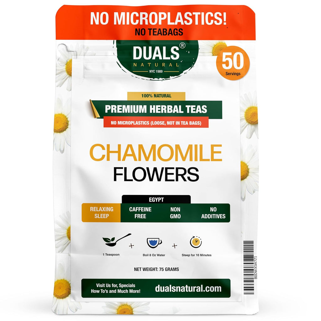 DUALS chamomile flowers herbal tea