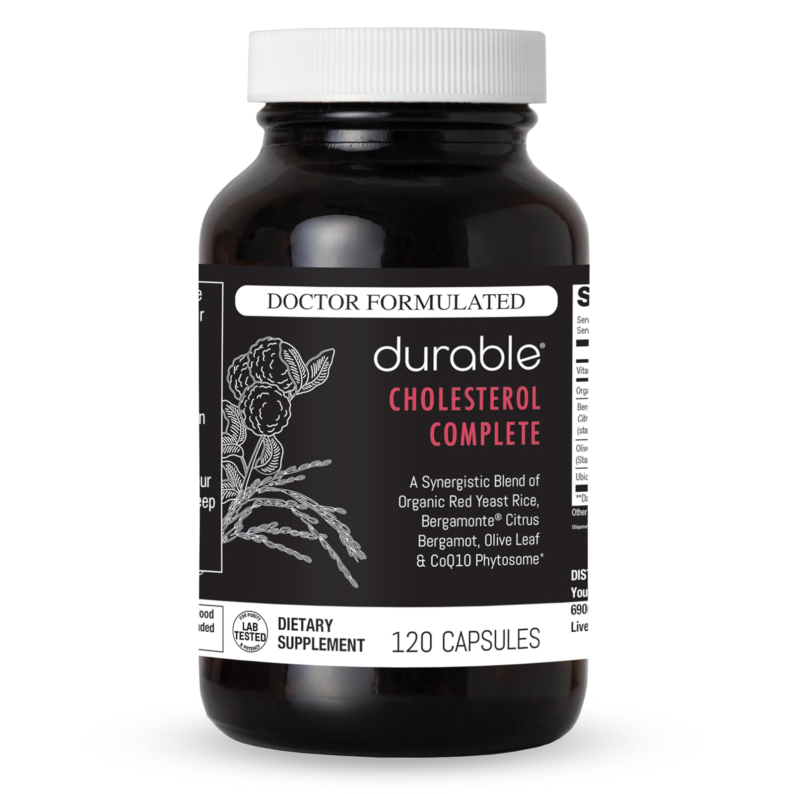 Durable cholesterol support capsules