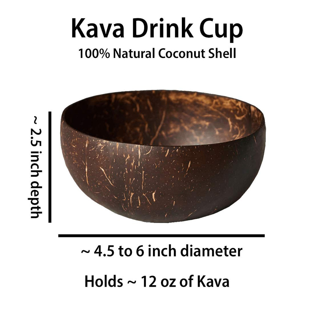 durable coconut shell kava cup