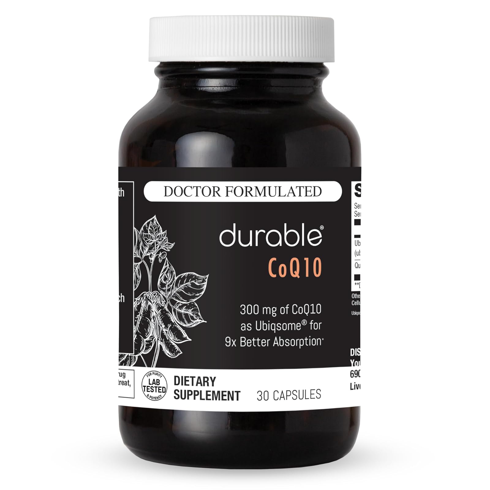 Durable CoQ10 300 mg capsules