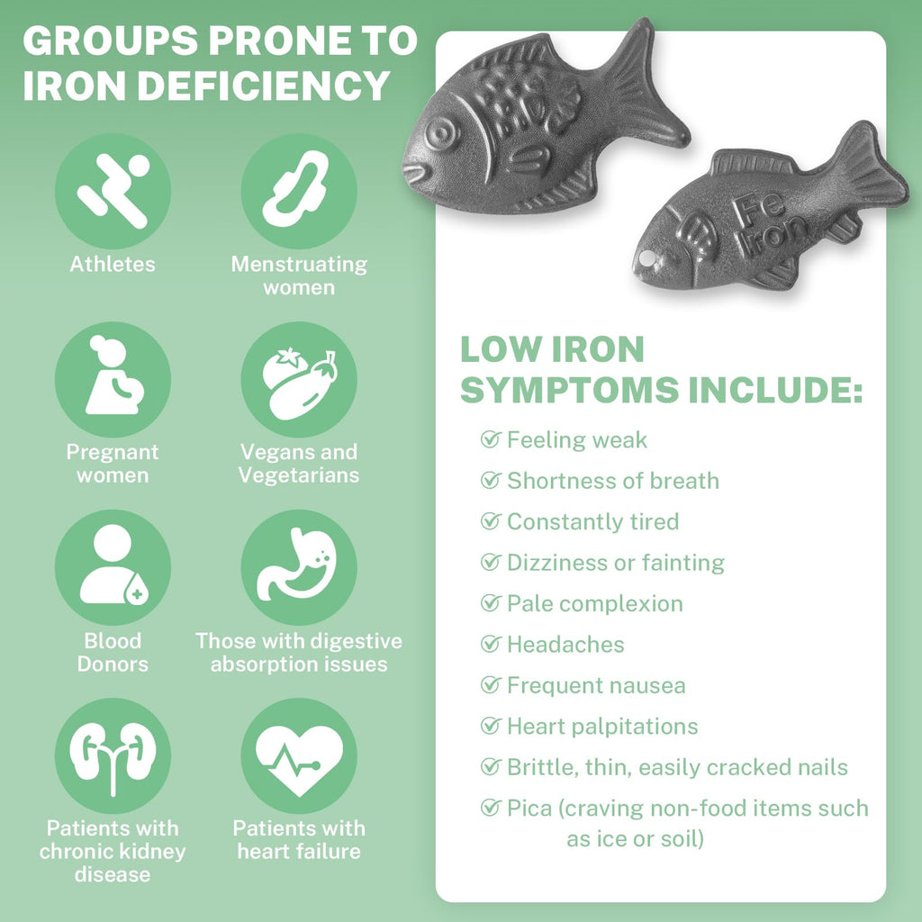Durable iron fish for even heat distribution