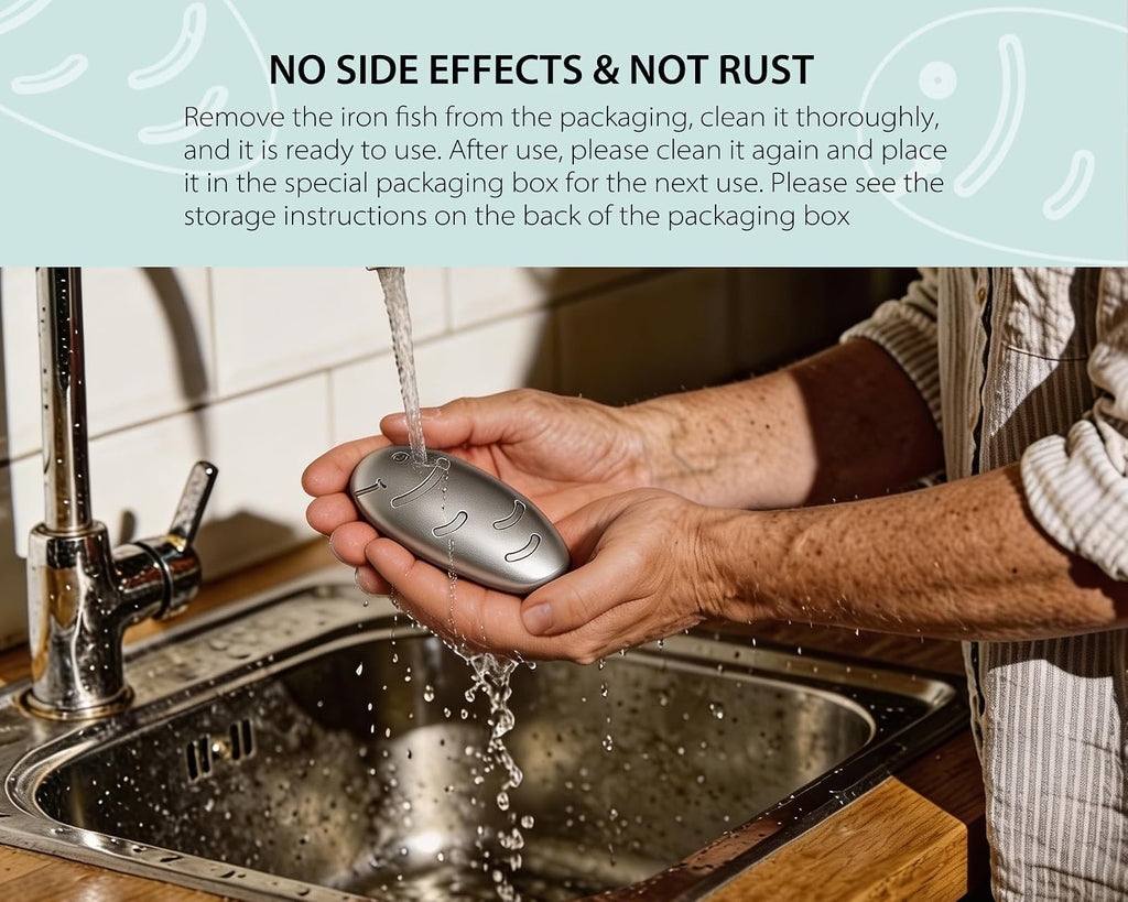 Durable iron fish for everyday cooking