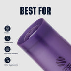 durable shaker bottle with secure lid