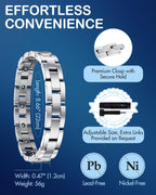 durable silver bracelet for weight management