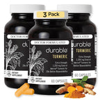Durable turmeric curcumin capsules for wellness