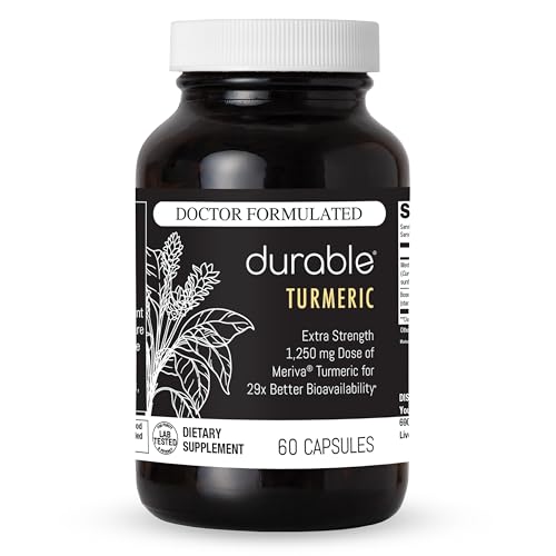 Durable turmeric curcumin health benefits