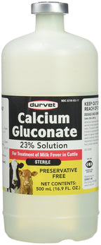 Durvet calcium gluconate solution benefits
