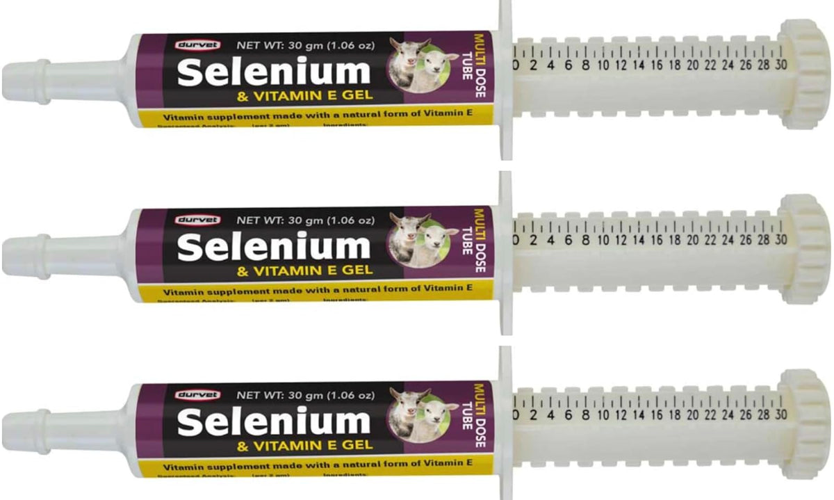 Durvet Selenium and Vitamin E gel for livestock