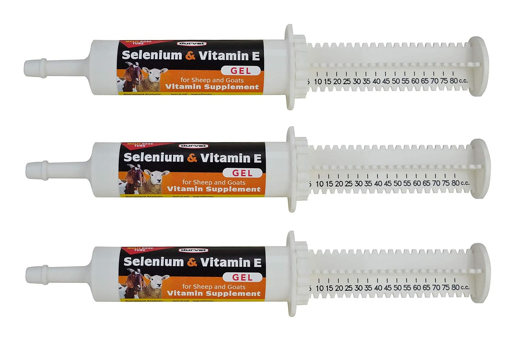 Durvet selenium vitamin E gel for livestock