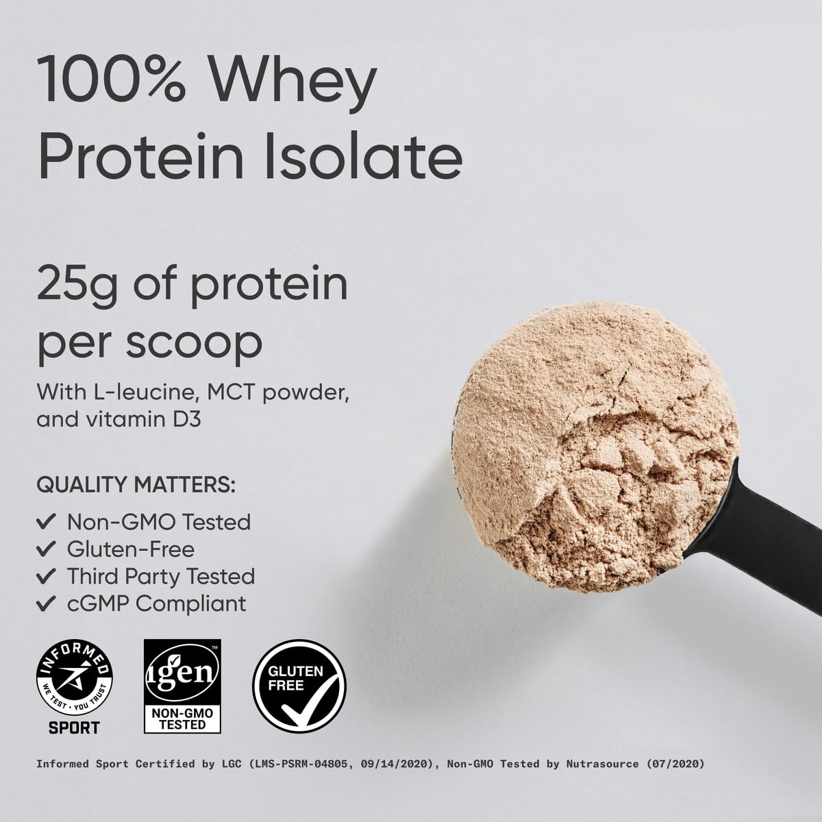 Dutch chocolate whey protein powder